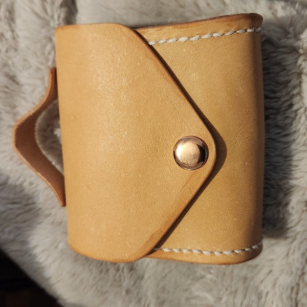 PATTERN for a Small Leather Storage Bag Pattern for Small Leather Bag ...