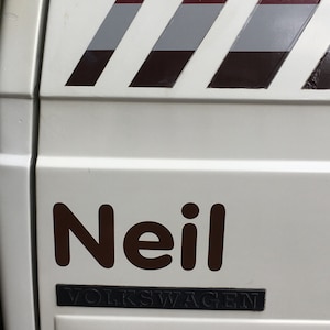 Motorhome Name Stickers choose from 18 colours 10 fonts and | Etsy