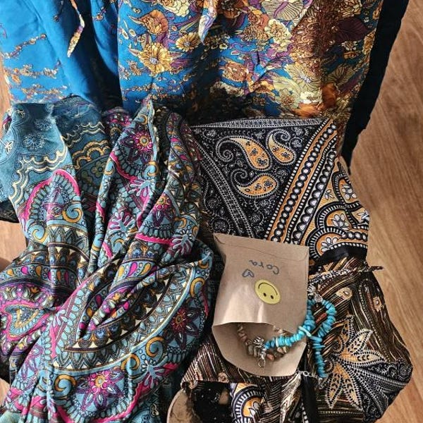 Paisley Boho Pashmina Scarf Hippie Tribal Style Blanket Scarfs Bohemian ...