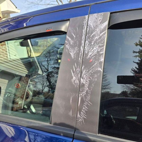 Design Your Own Custom Personalized Car Doors Livery Pillar Decal ...