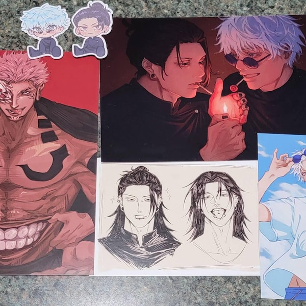Jujutsu Kaisen - ‘summer Stress’ Gojo and Geto [print] - Etsy