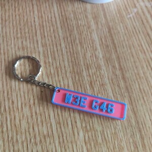 Pick Your Own Reg & Colour Numberplate Personalised Number - Etsy UK