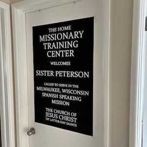 Welcome to Home MTC Sign digital Download, Missionary Training Center ...