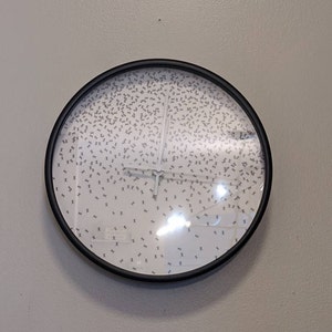 Simple Wall Clock, Black and White Clock, Minimalist Design, Less is ...