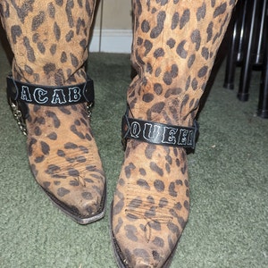 CUSTOMIZABLE Custom Leather Boot Harness Set - Etsy