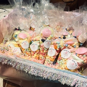 Personalised Pre Filled Mixed Pink Blue Millions Sweet Cones - Etsy UK