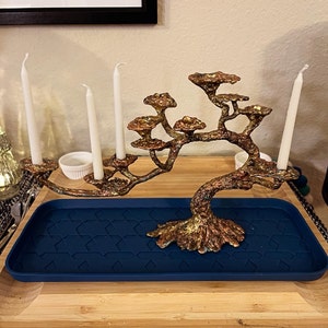 Chanukah Menorah Bonsai Tree Unique Hanukkah Menorah Modern Rustic Look ...