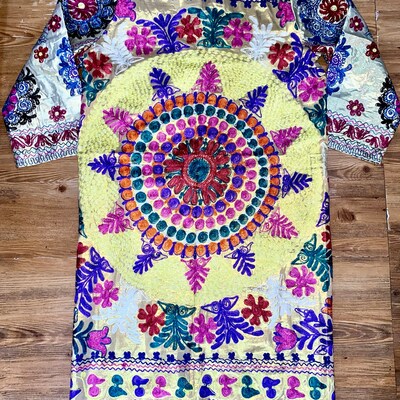 Antique Rare Handwoven Embroidered Cape Paranja Uzbek Chapan Handvoven ...