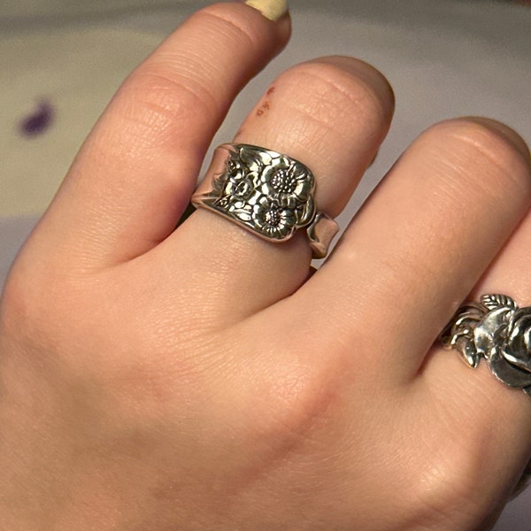 Spoon Ring • the "april" Spoon Ring • 1950 • Handmade From Authentic ...