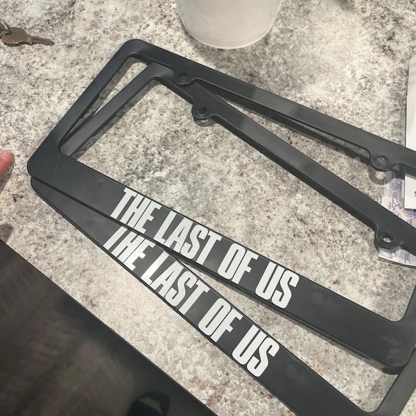 LARUSSO AUTO GROUP Cobra Kai Plastic License Plate Frame Holder Vinyl ...