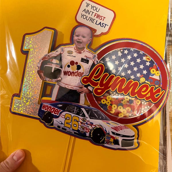 Talladega Nights: the Ballad of Ricky Bobby Custom Cake Topper Shaker ...