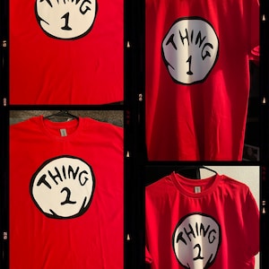 Thing 1 Thing 2 SVG Cut File - Etsy