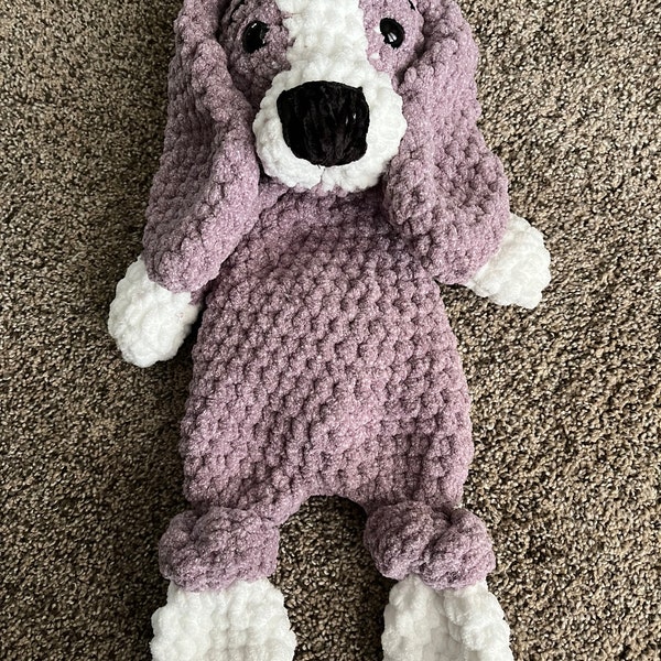 Puppy Snuggler Crochet Pattern. Dog Knotted Lovey Crochet Pattern ...