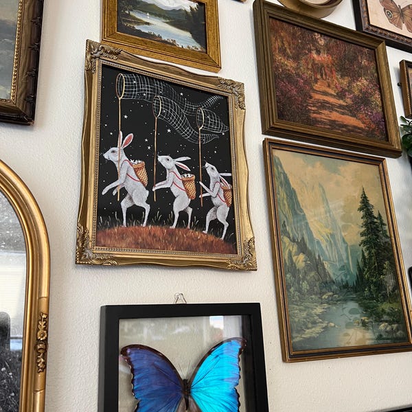 Elizabeth Foster Artist Print the Bear & the Bass - Etsy