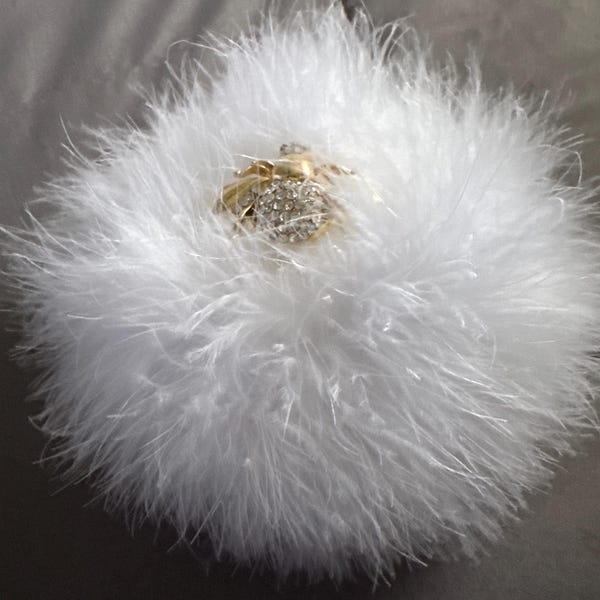 Dusty Baby Pink Body Dusting Powder Puff ~ Crystal Handle - Etsy