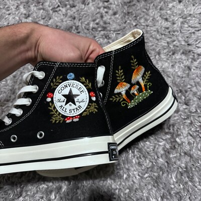 Embroidered Shoes/ Christmas Shoes/snowman Embroidered Shoes Under the ...