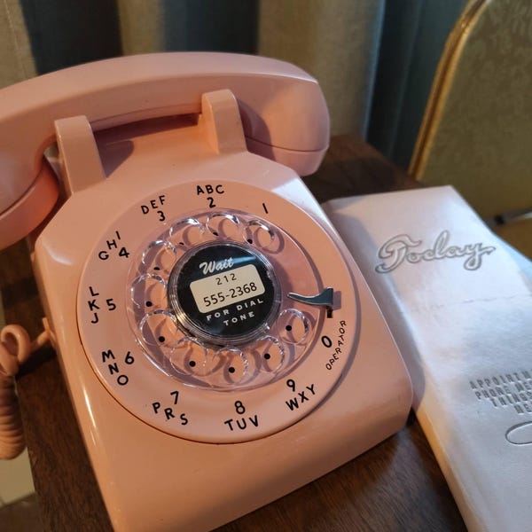 Personalized Telephone Number Dial Card for Rotary Phone - Etsy