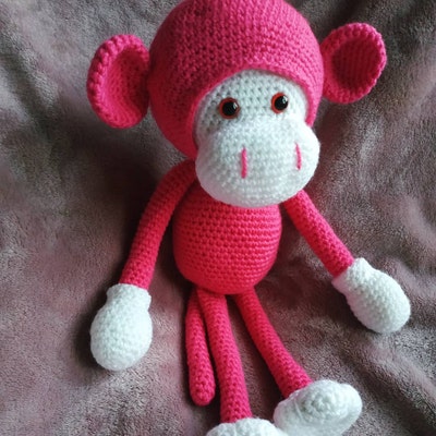 Mike the Monkey Amigurumi Crochet Pdf Pattern EN, DK & NL (Instant ...