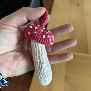 Small Knitting Mushroom, KNITTING PATTERN Pdf - Etsy