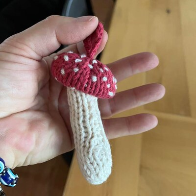 Small Knitting Mushroom, KNITTING PATTERN Pdf - Etsy