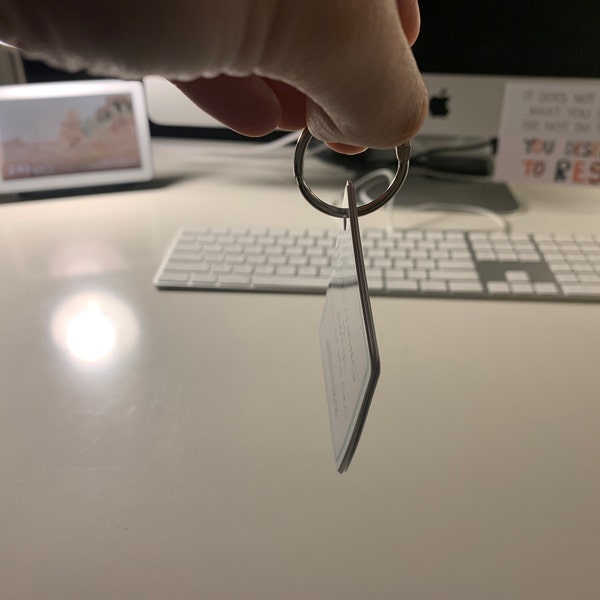 Questions to Ask Before Giving up Key Ring Card Set - Etsy