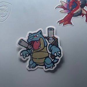 Blastoise Sticker Video Game Stickers Laptop Stickers - Etsy