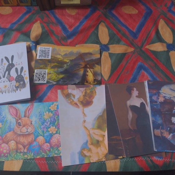 Traditional Fairy Tale Cards Set (15 Cards) | Vintage Postcards With ...