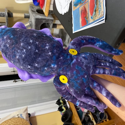 Cuttlefish Plush Sewing Pattern PDF Download With Tutorial - Etsy