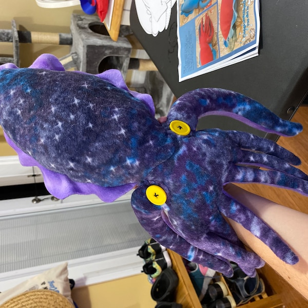 Cuttlefish Plush Sewing Pattern PDF Download With Tutorial - Etsy