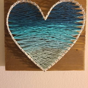 Wave String Art Beach House Decor Beach Decor Nautical | Etsy