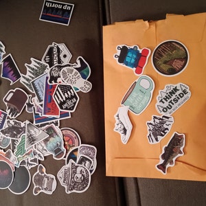 50 Outdoor Camping Hiking Stickers Pack Nature Set Lot - Etsy