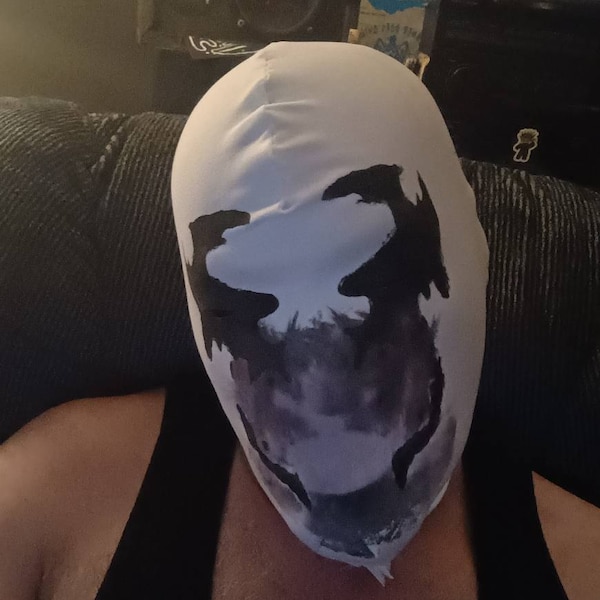 Rorschach Mask With REAL Moving Inkblots - Etsy