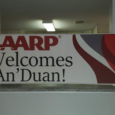Large AARP Welcome Banner and Signs 6x2 With Grommets - Etsy