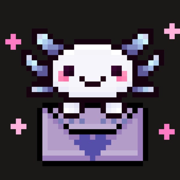 Animated Cute Plush Twitch Alert | Discord Emote | 8-bit Hello Gif ...