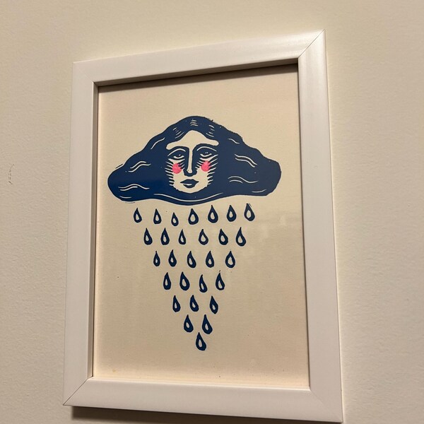 Madonna & Child Orthodox Icon Block Print Mother and Child Nativity ...