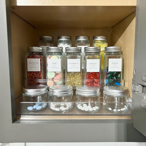 Clean-modern Laundry Room Essentials Labels Water and Oil Resistant ...