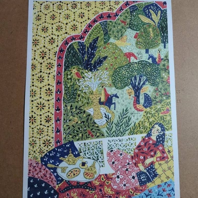 DIGITAL Little Village Map Art Print, Farm Wall Decor for Kids, Nursery ...