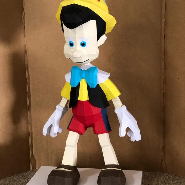 Boy Doll/ Diy Craft/ Template PDF STUDIO SVG/ Low Poly/ Papercraft/ 3D ...