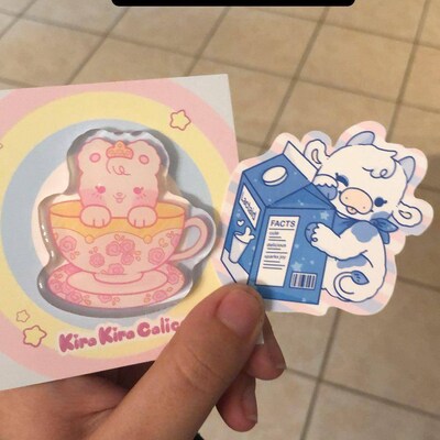 Lactaid Milk Cow Matte Vinyl Sticker - Etsy