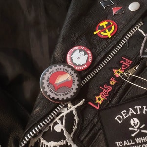 GENERAL STRIKE! 2028 - Black Cat Sabo Kitty Sabo Tabby IWW 2-1/4 ...