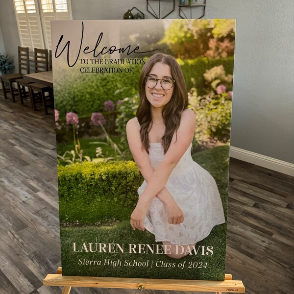 Printed Graduation Party Sign Graduation Party Sign Graduation Poster ...