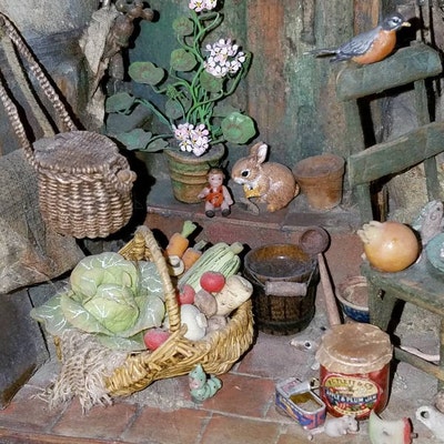 Paper Mache Acorn Figure, Acorn Collection Gift, Okubo Originals, Tiny ...