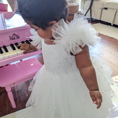 Powder Pink Birthday Tutu Dress,baby Prom Dress Ball Gown Toddler First ...