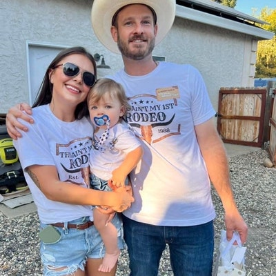 My First Rodeo Birthday Shirt, Rodeo Matching Family Shirts, 1st Rodeo ...