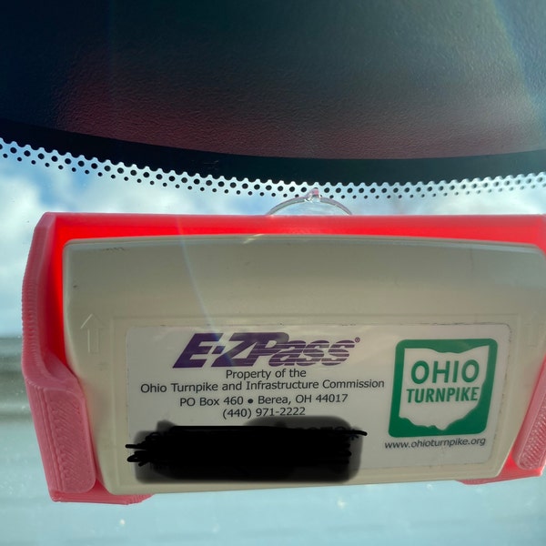 Pink EZ Pass Holder - Toll Pass Holder for Small Ez Pass - I Pass - Etsy