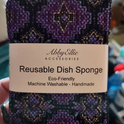 Reusable Kitchen Sponge, Zero Waste Sponge, Eco-friendly Sponge, Dish ...