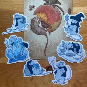 Portrait of a Fancy Rat Art Print Whimsical Children | Etsy