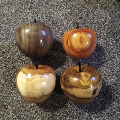Apples Wooden, Apples, Fruit, Ornaments, Collectables . - Etsy
