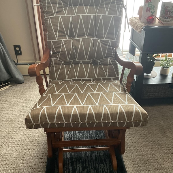 Wingback Rocker Replacement Cushions / 4 Post Rocker Cushions ...