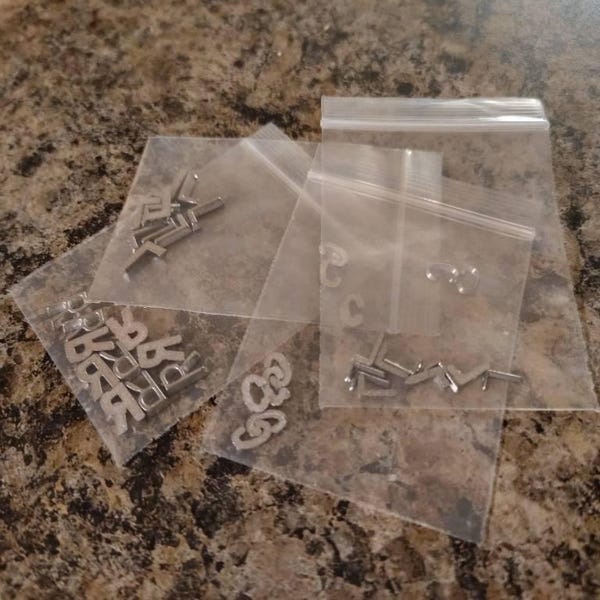 Set of 10 Lead Letters,bulk Lead Letters,diy X-ray Marker Lead Letters ...
